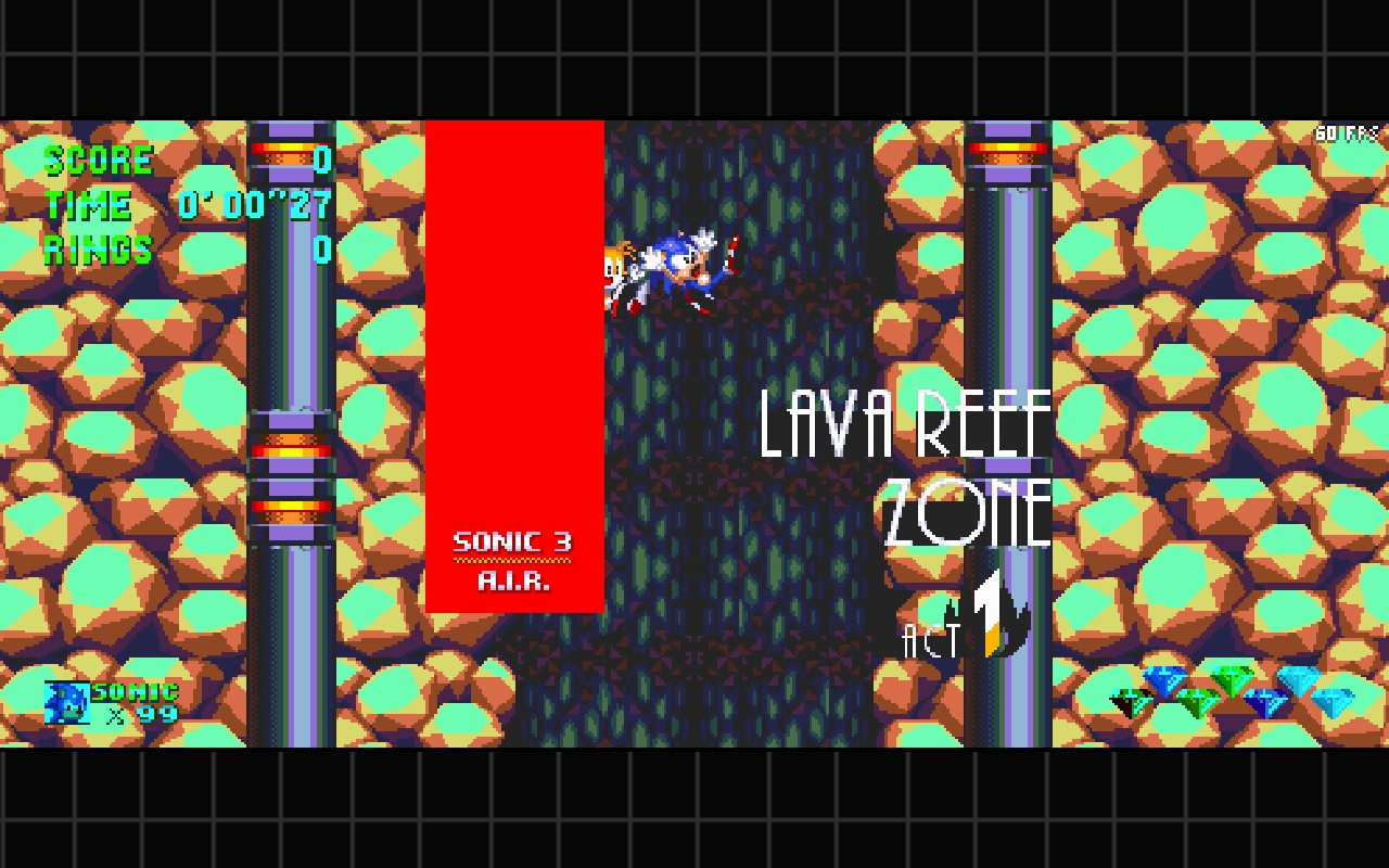 Title Cards Sonic 3 A.I.R style Mod for Sonic 3 A.I.R. | S3AIR Mods