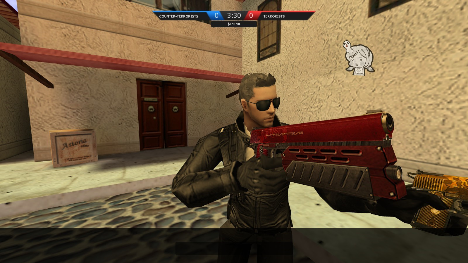 Crossfire characters (black suit) Mod for Counter-Strike 1.6 | CS1.6 Mods