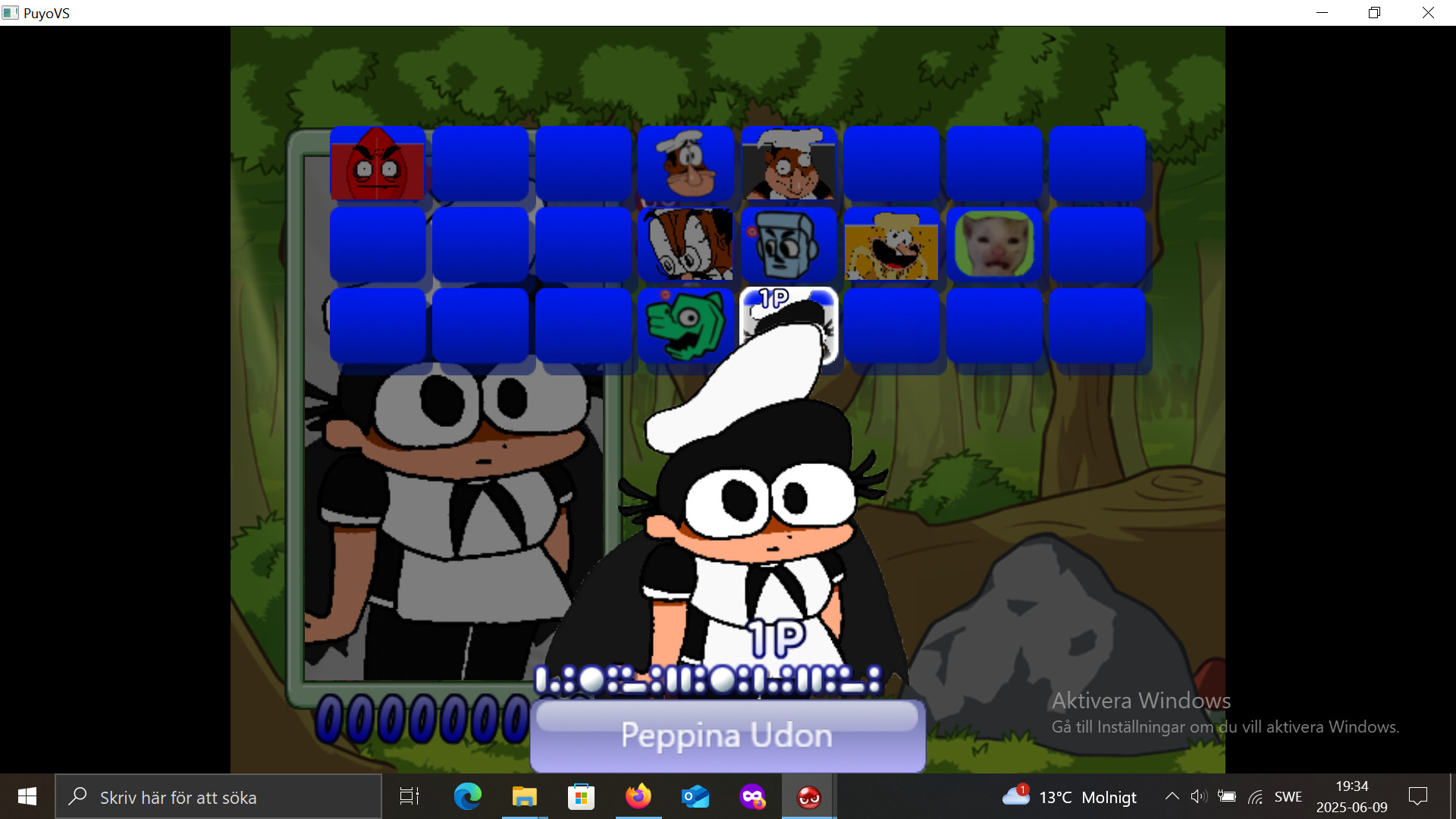 Peppina Udon (Pizza Tower) Mod for Puyo Puyo VS 2 | PPVS2 Mods