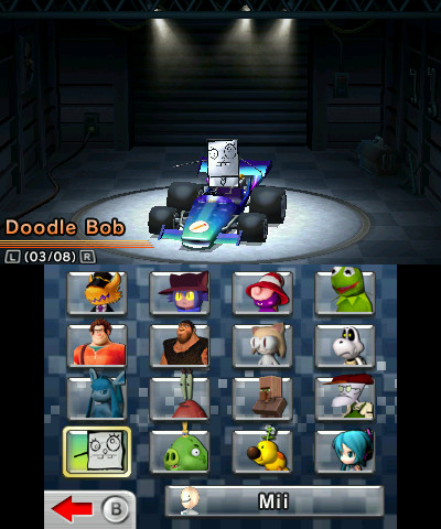 Doodle Bob Mod for Mario Kart 7 | MK7 Mods
