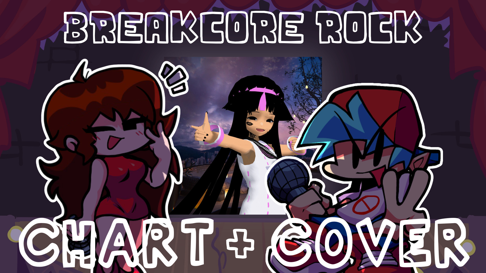 FNF - Breakcore Rock (acidgvrl) Charted + Cover Mod for Friday Night ...