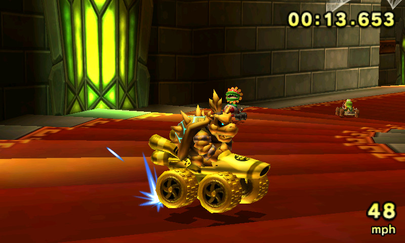 Dry Bowser (Gold) Mod for Mario Kart 7 | MK7 Mods