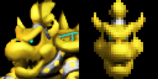 Dry Bowser (Gold) Mod for Mario Kart 7 | MK7 Mods