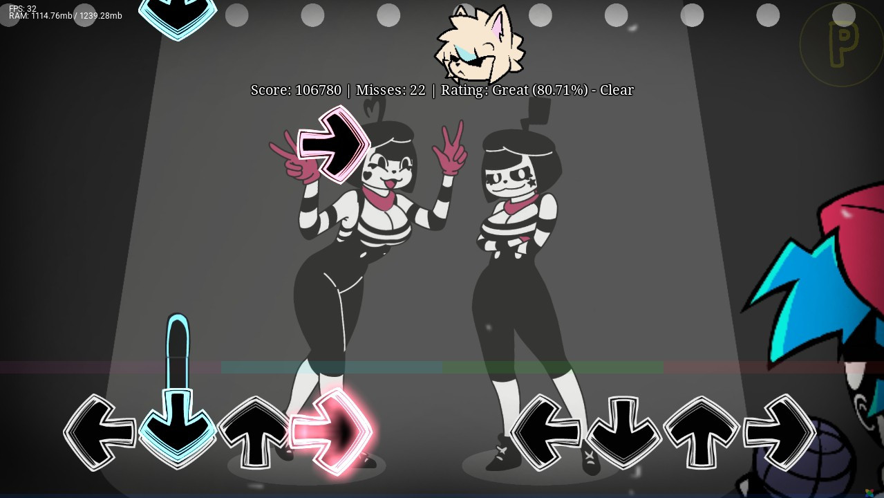 Friday Night Funk Mime and Dash Port P-Slice Mod for Friday Night ...