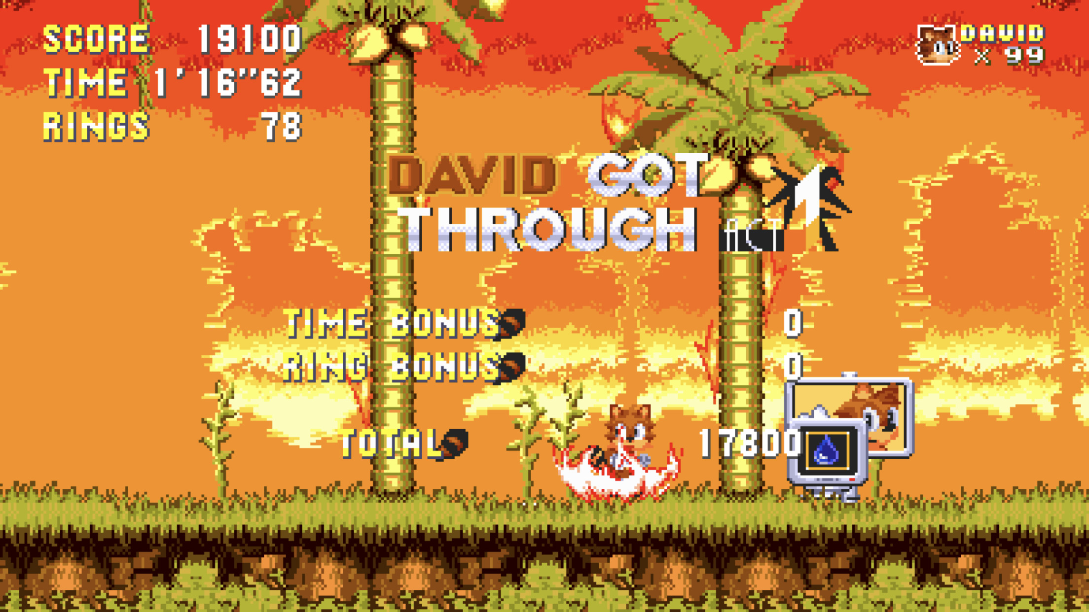 David The Tanooki Mod for Sonic 3 A.I.R. | S3AIR Mods