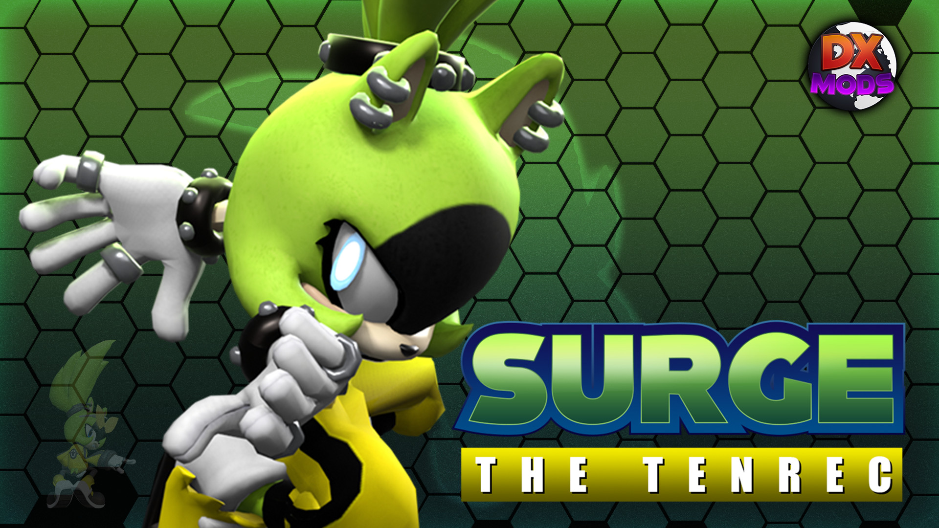 Surge the Tenrec Mod for Sonic World DX | SWDX Mods