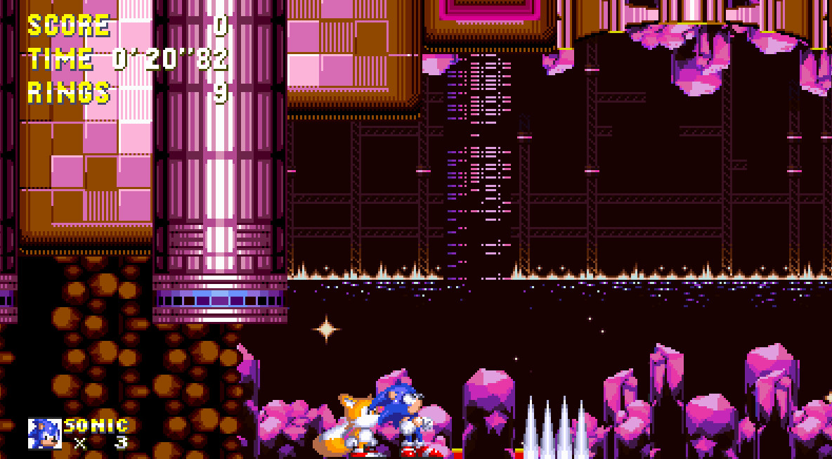 Mania HPZ BG + Encore Palette Mod for Sonic 3 A.I.R. | S3AIR Mods