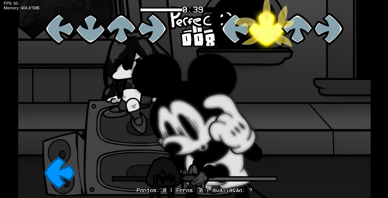 Playable Crazy Mickey Mouse.AVI Mod for Friday Night Funkin' | FNF Mods