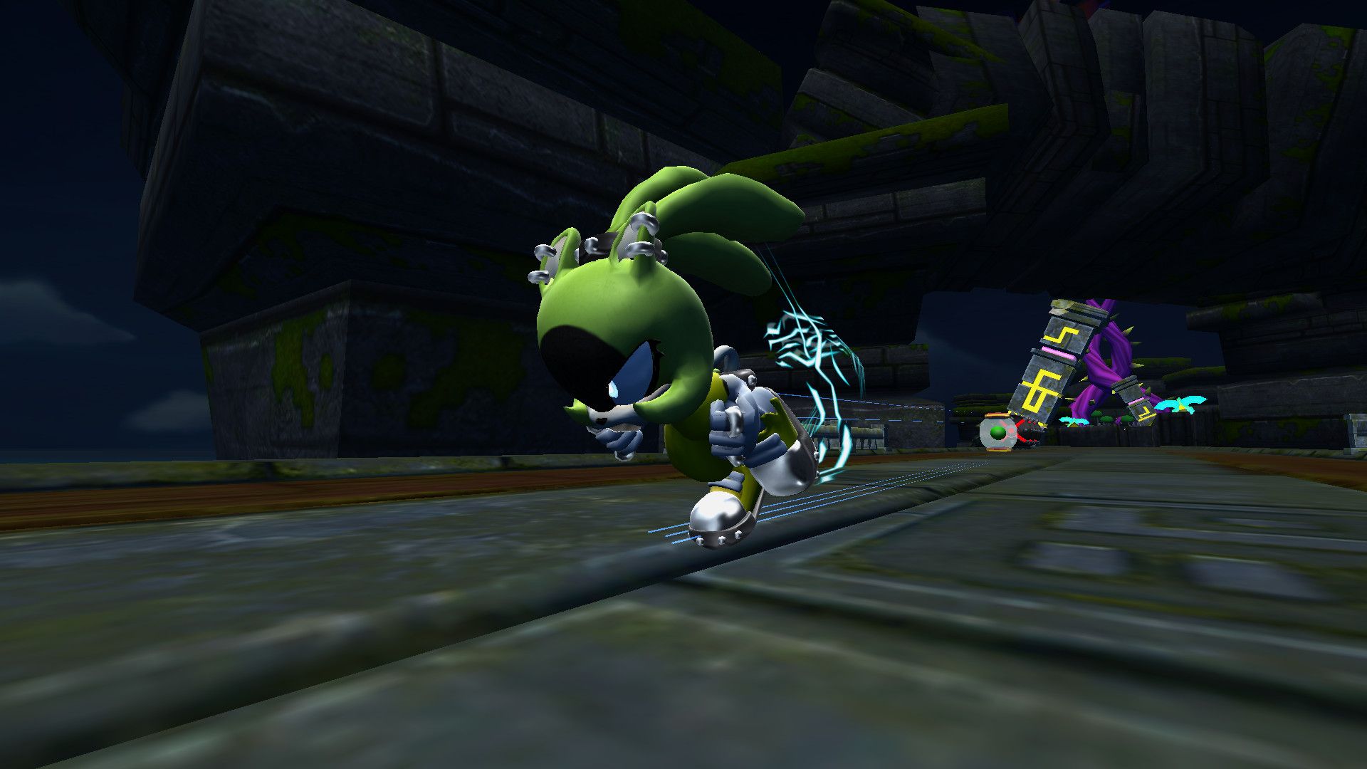 Surge the Tenrec Mod for Sonic World DX | SWDX Mods