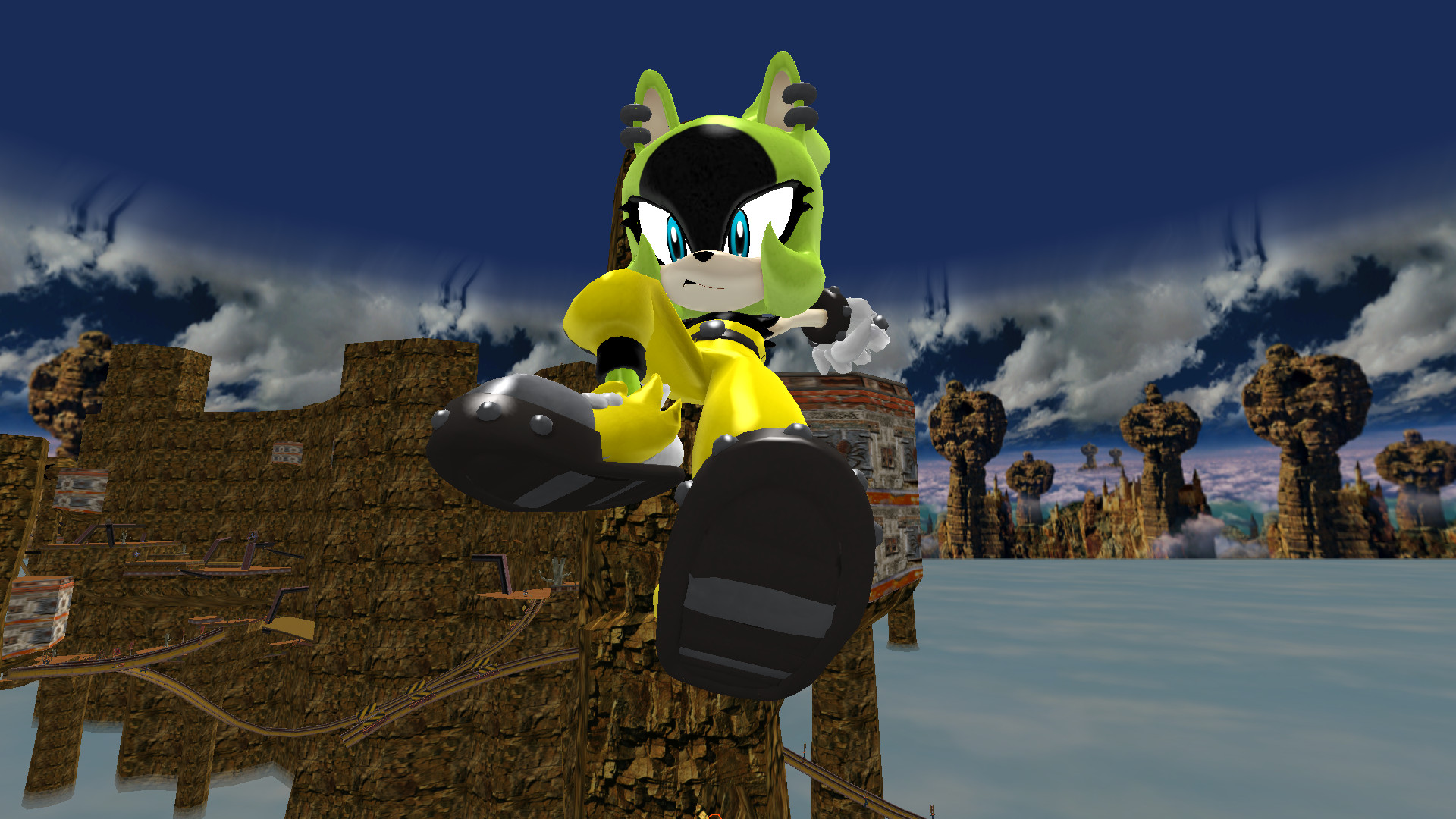Surge the Tenrec Mod for Sonic World DX | SWDX Mods