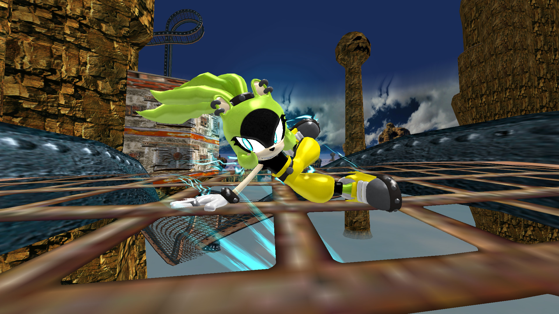 Surge the Tenrec Mod for Sonic World DX | SWDX Mods
