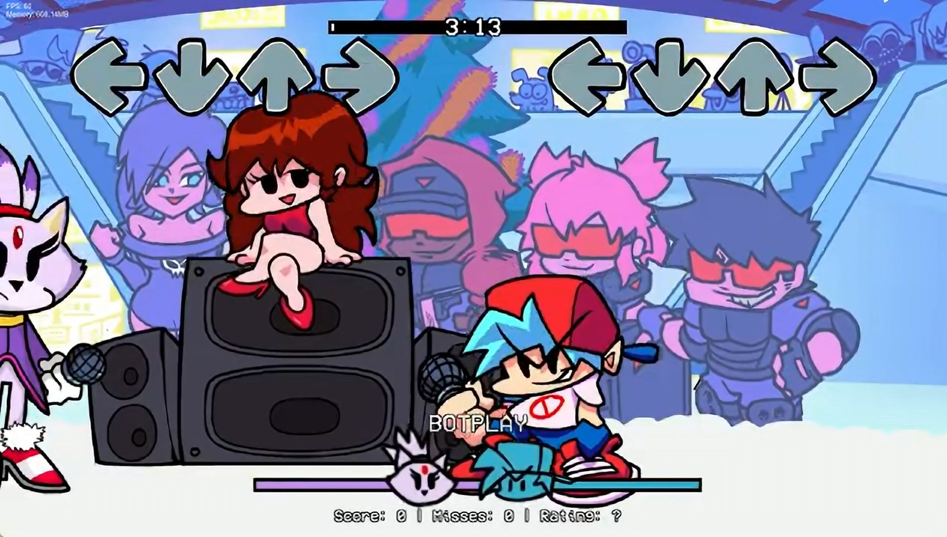 PyroNova - A Blaze the Cat One-Shot Mod for Friday Night Funkin' | FNF Mods