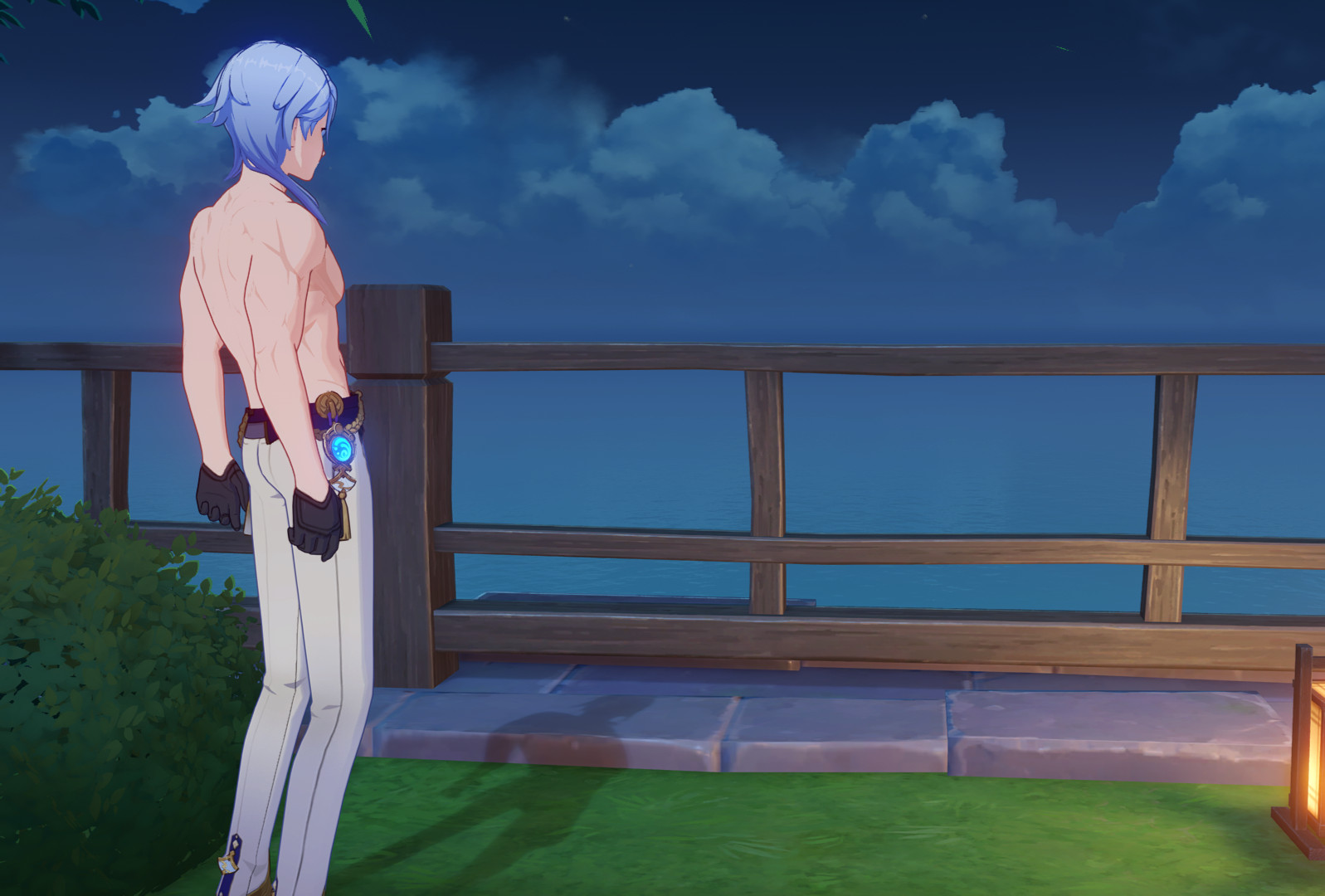 Shirtless Ayato Armor Toggle (updated) Mod for Genshin Impact | GI Mods