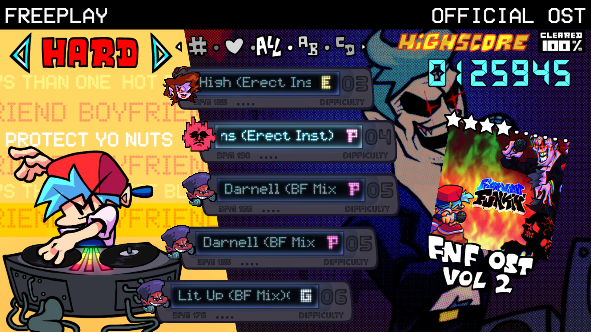 FNF Unused Instrumental Pack Mod for Friday Night Funkin' | FNF Mods