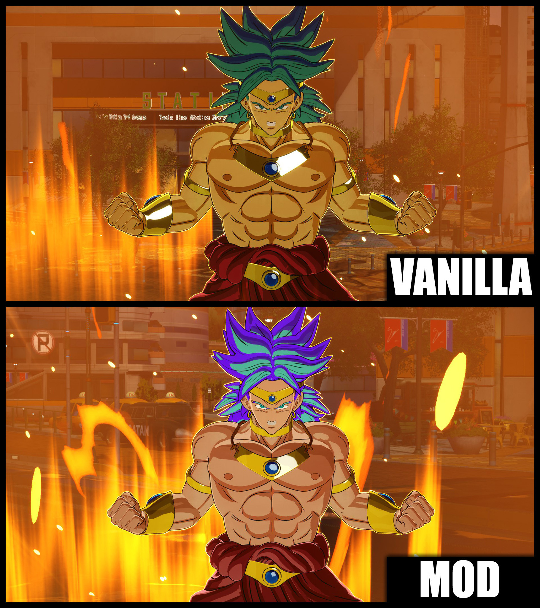Broly (Z) - Color Corrected [Replacer] Mod for Dragon Ball: Sparking ...