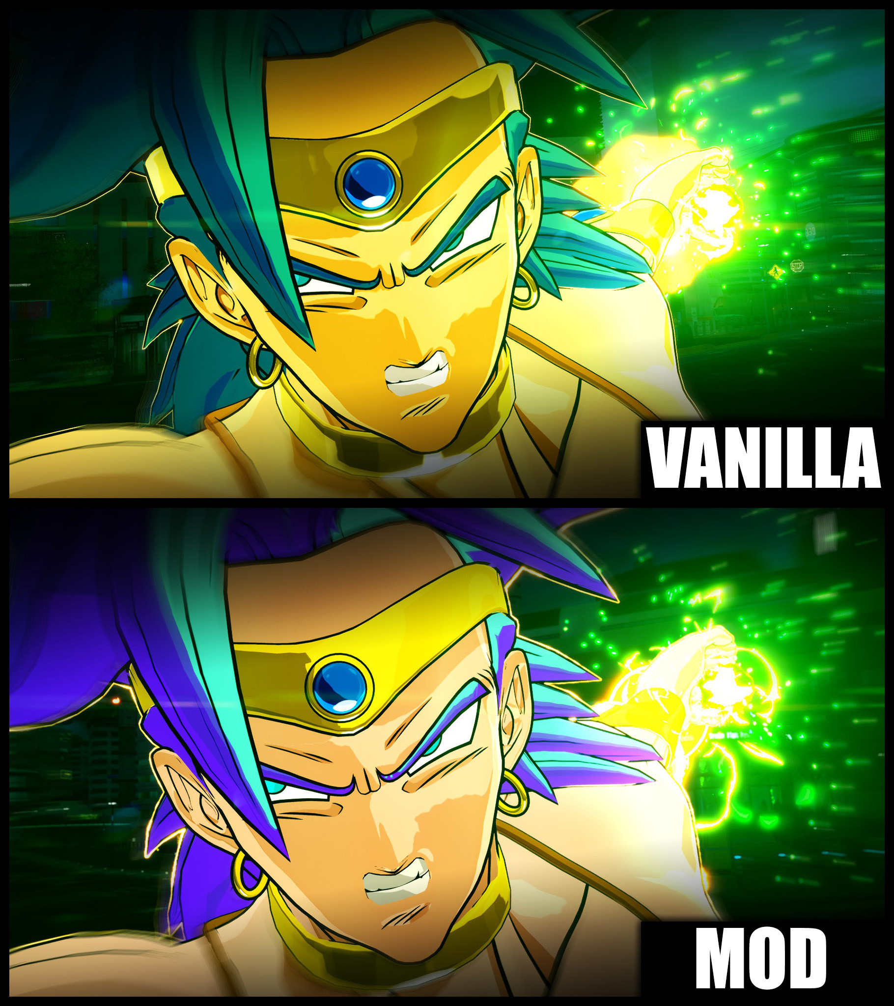 Broly (Z) - Color Corrected [Replacer] Mod for Dragon Ball: Sparking ...
