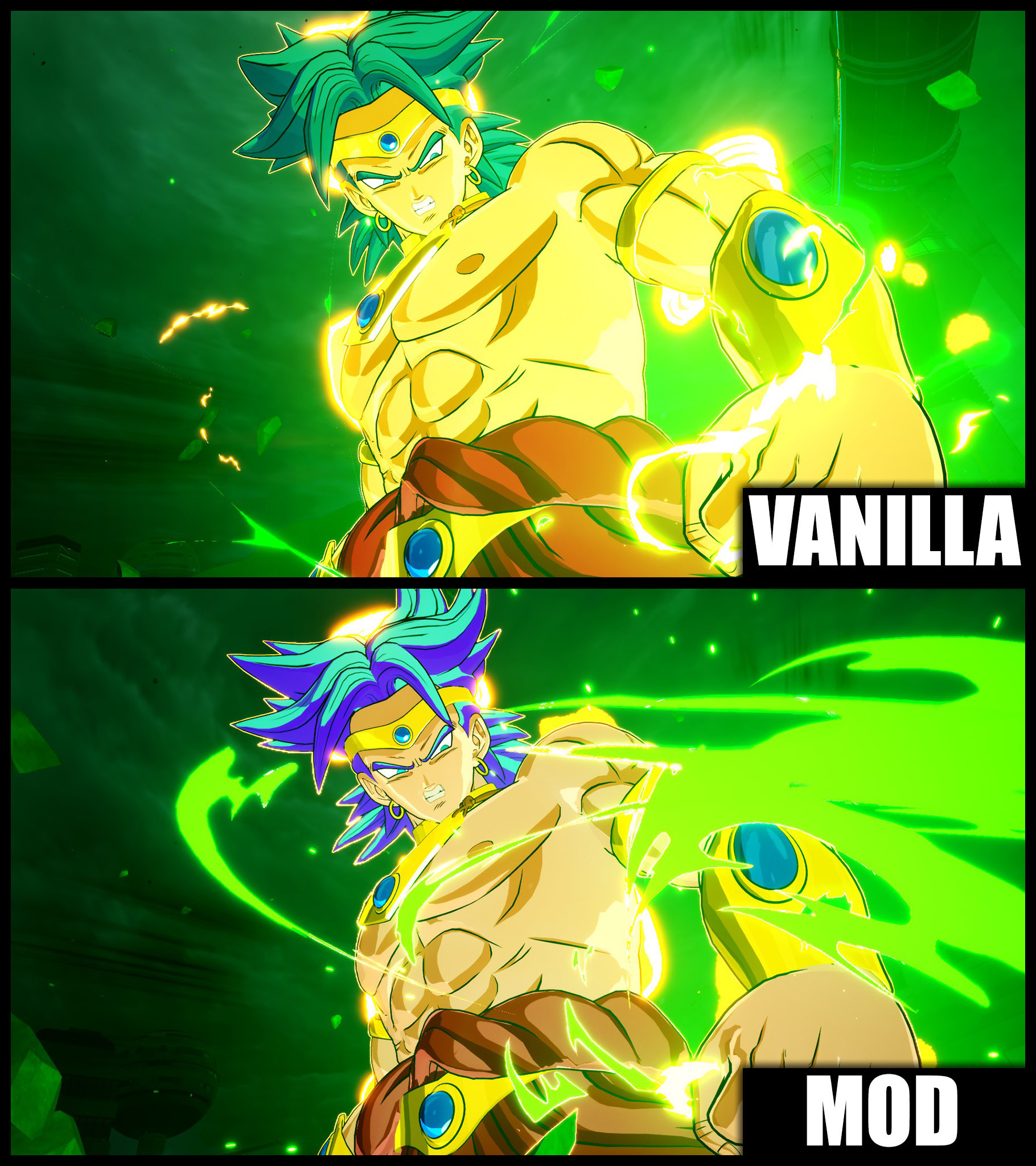 Broly (Z) - Color Corrected [Replacer] Mod for Dragon Ball: Sparking ...