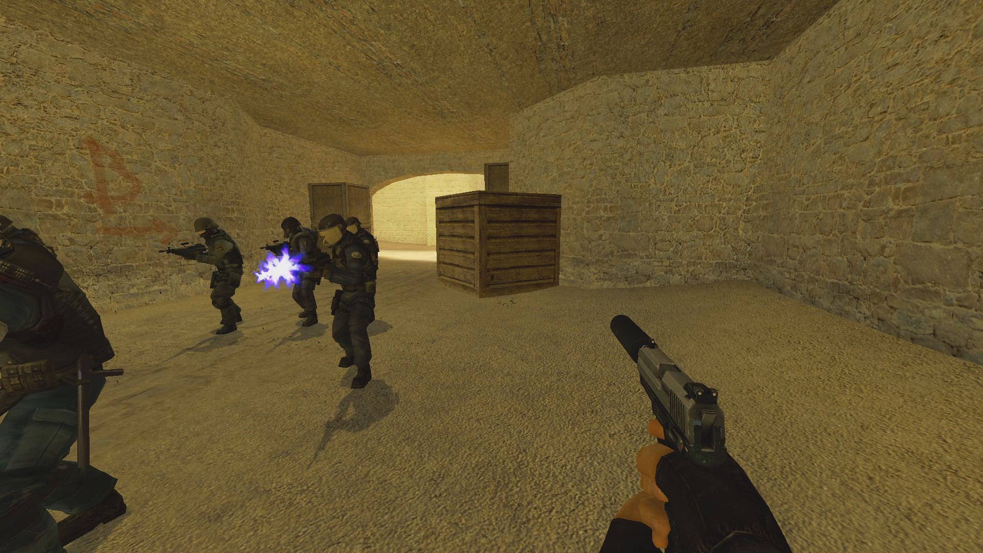 Rainbow Muzzle Flashes Mod for Counter-Strike: Source | CS:S Mods