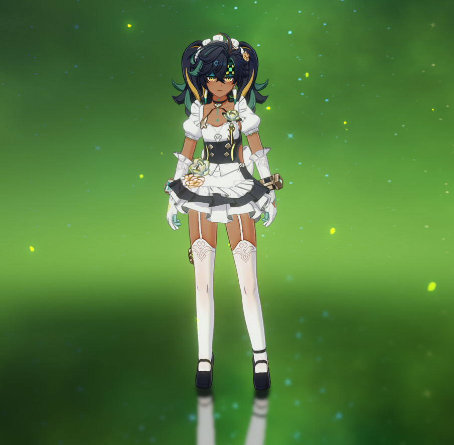 maid kinich Mod for Genshin Impact | GI Mods