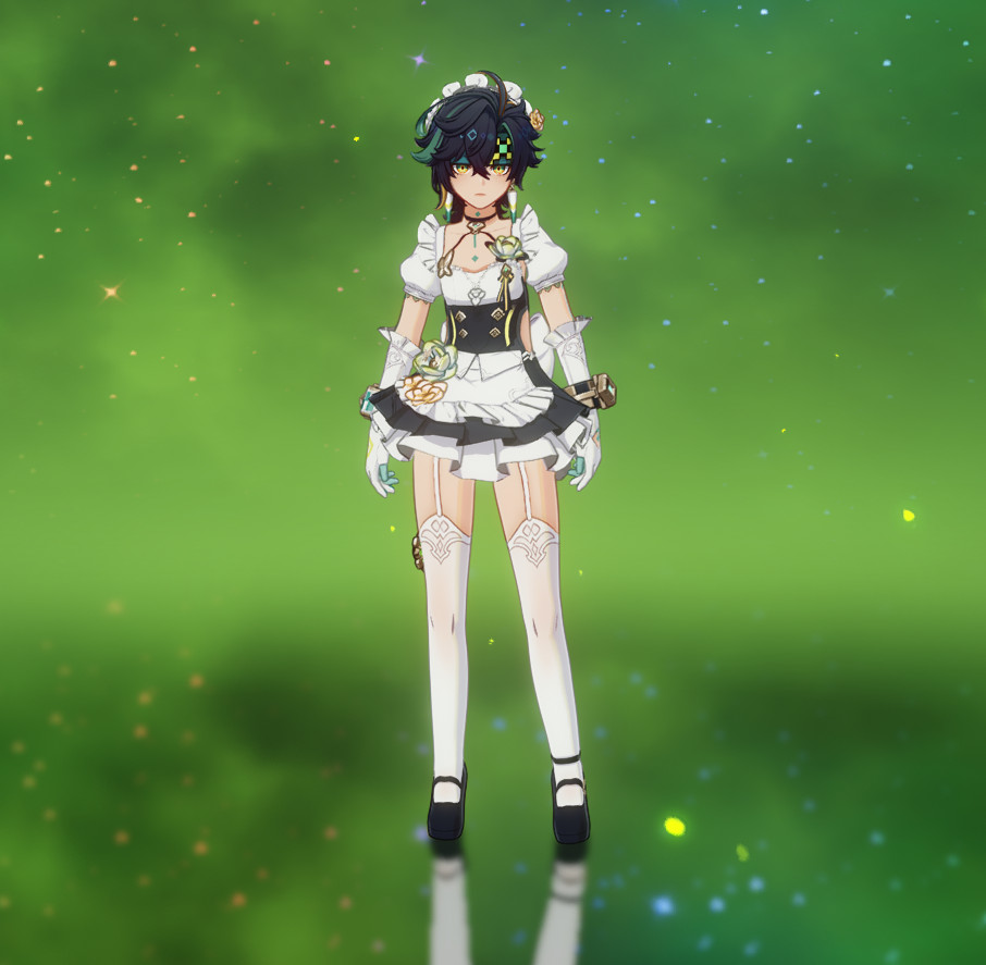 maid kinich Mod for Genshin Impact | GI Mods