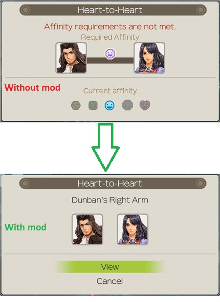 Heart-to-Heart Mod Mod for Xenoblade Chronicles Definitive Edition ...