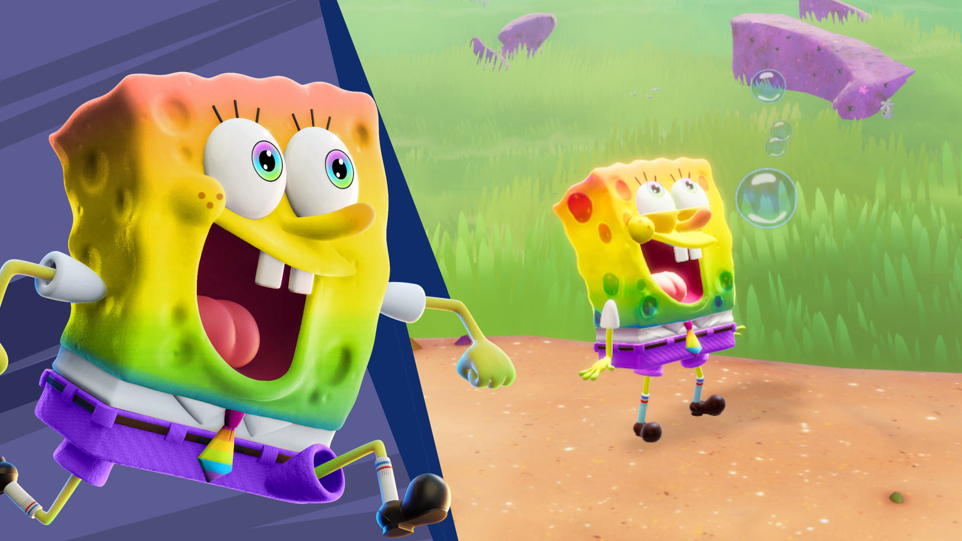 RainbowBob | CheapSkin Mod for Nickelodeon All-Star Brawl 2 | NASB2 Mods