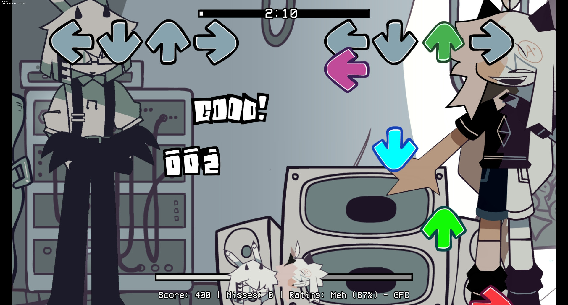 Fundamental Paper Funkin, The Demi Demo (P-SLICE) Mod for Friday Night ...