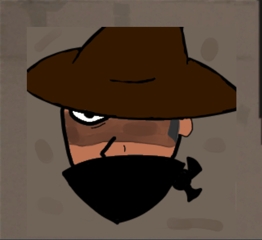 Cowboy Re-texture for Saxton Hale Mask Mod for Team Fortress 2 | TF2 Mods