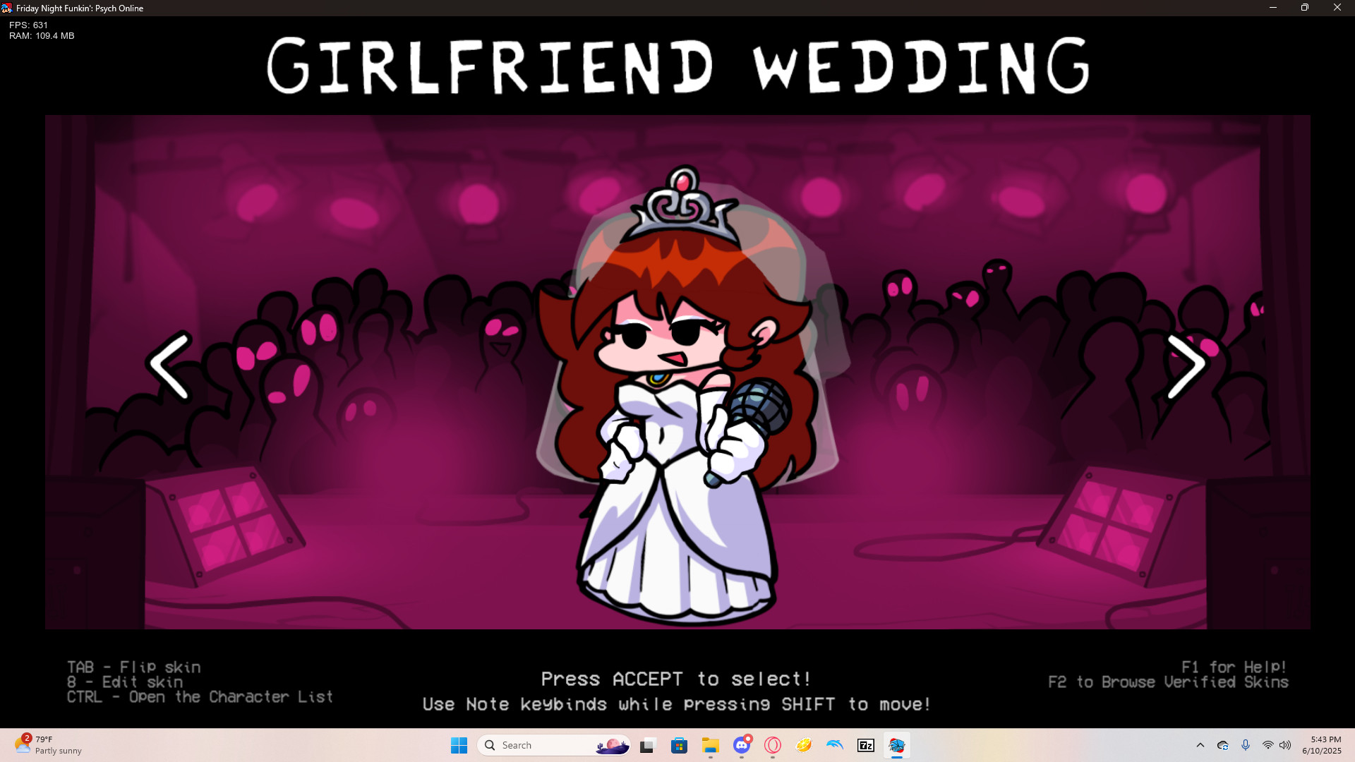 Psych Online Playable Wedding BF and GF Mod for Friday Night Funkin ...
