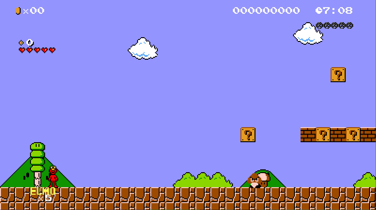 Elmo over Bart Simpson Mod for Boll Deluxe | BDX Mods