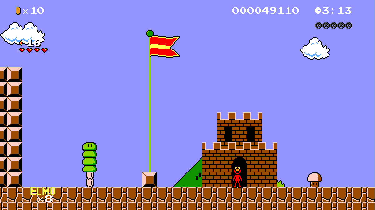 Elmo over Bart Simpson Mod for Boll Deluxe | BDX Mods