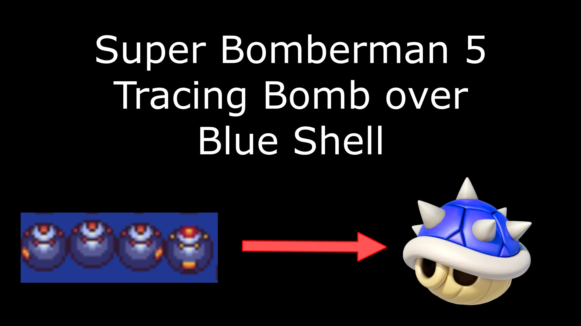 Tracing Bomb (SB5) over Blue Shell Mod for Mario Kart 8 | MK8 Mods