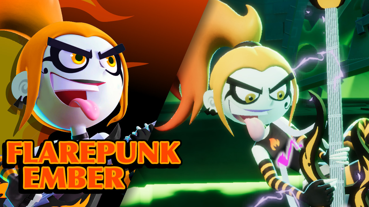 Flarepunk Ember Mod for Nickelodeon All-Star Brawl 2 | NASB2 Mods