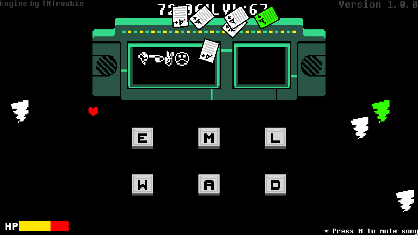 MISFORTUNE (Monochrome|VS Berdly) Mod for Friday Night Funkin' | FNF Mods