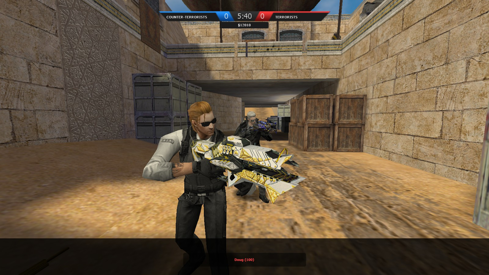 Crossfire characters (black suit) Mod for Counter-Strike 1.6 | CS1.6 Mods