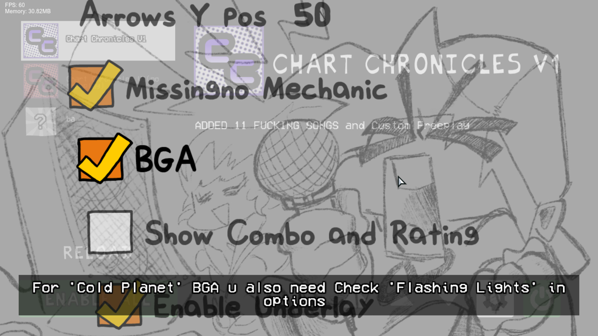 [SENSITIVE CONTENT] Chart Chronicles[V1.25 FIX UPDATE] Mod for Friday Night Funkin' | FNF Mods