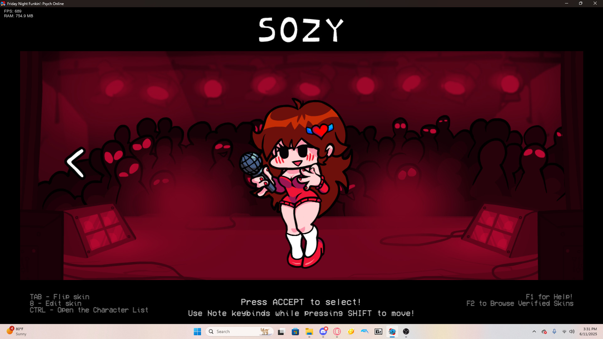 Psych Online Playable SOZY Mod for Friday Night Funkin' | FNF Mods