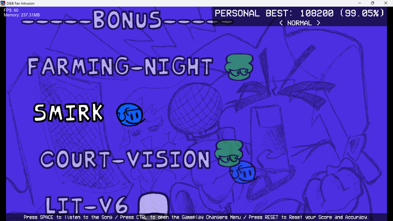 D&B Fan Intrusion Mod for Friday Night Funkin' | FNF Mods