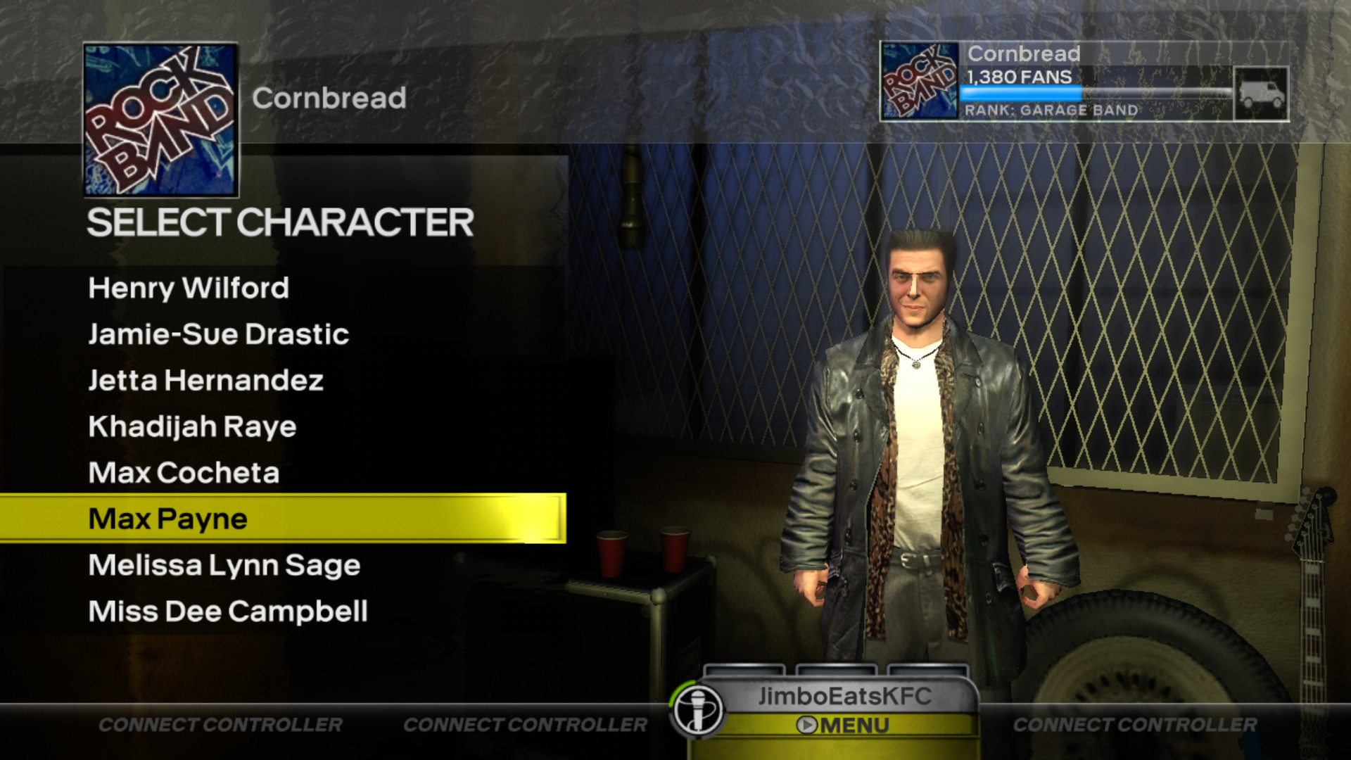 Max Payne Character Mod (For Xbox 360) Mod for Rock Band 3 | RB3 Mods