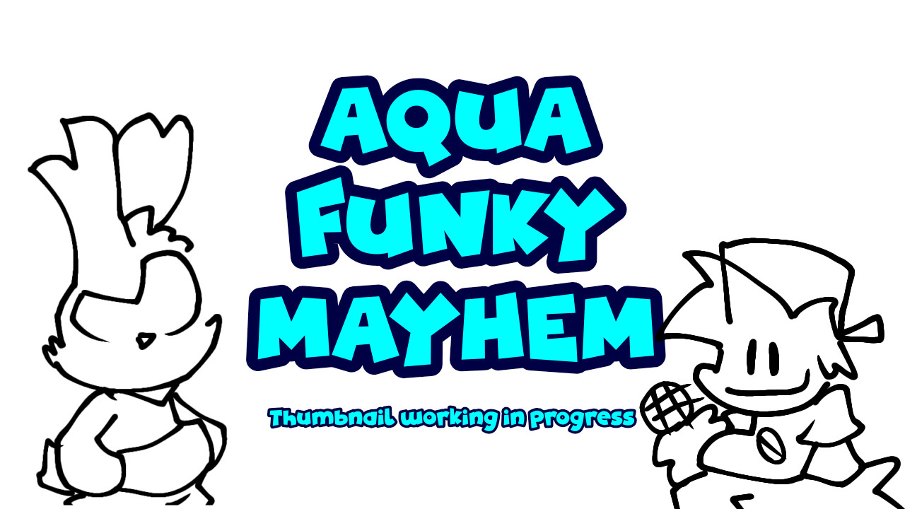 AQUA FUNKY MAYHEM Mod for Friday Night Funkin' | FNF Mods