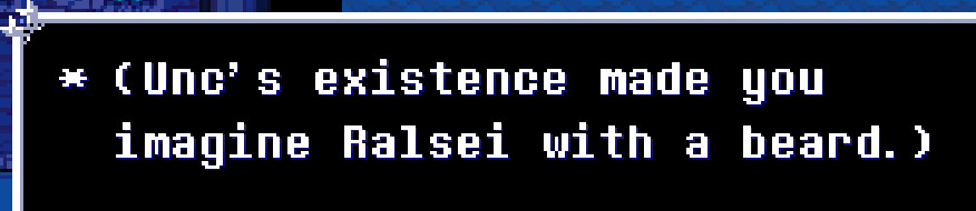 all* mention of the words "old man" are now "unc" Mod for Deltarune ...