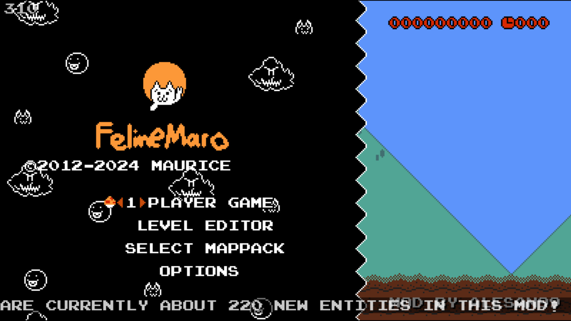 Real Feline Maro Mod for Mari0 | Mari0 Mods