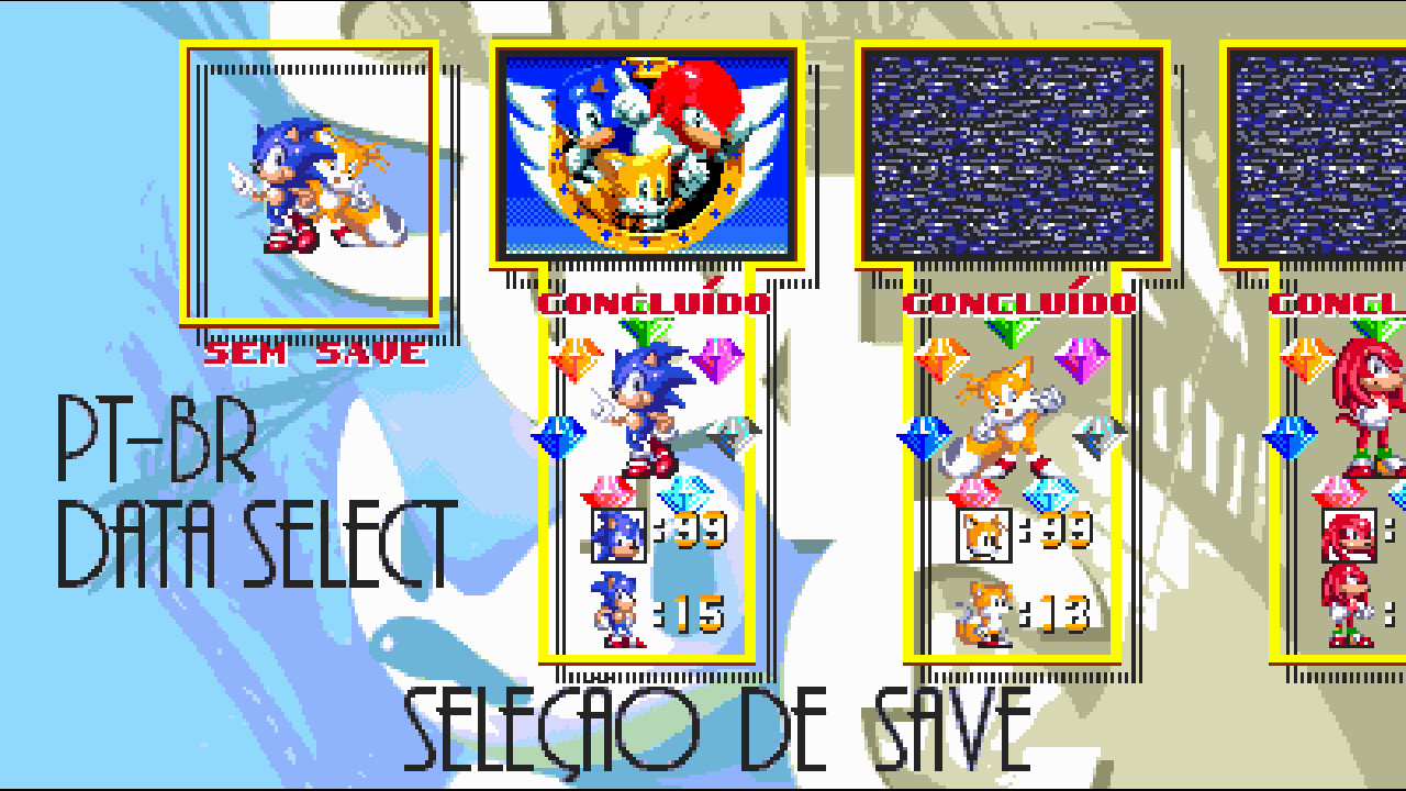PT-BR Data Select (PTBRDS) Mod for Sonic 3 A.I.R. | S3AIR Mods
