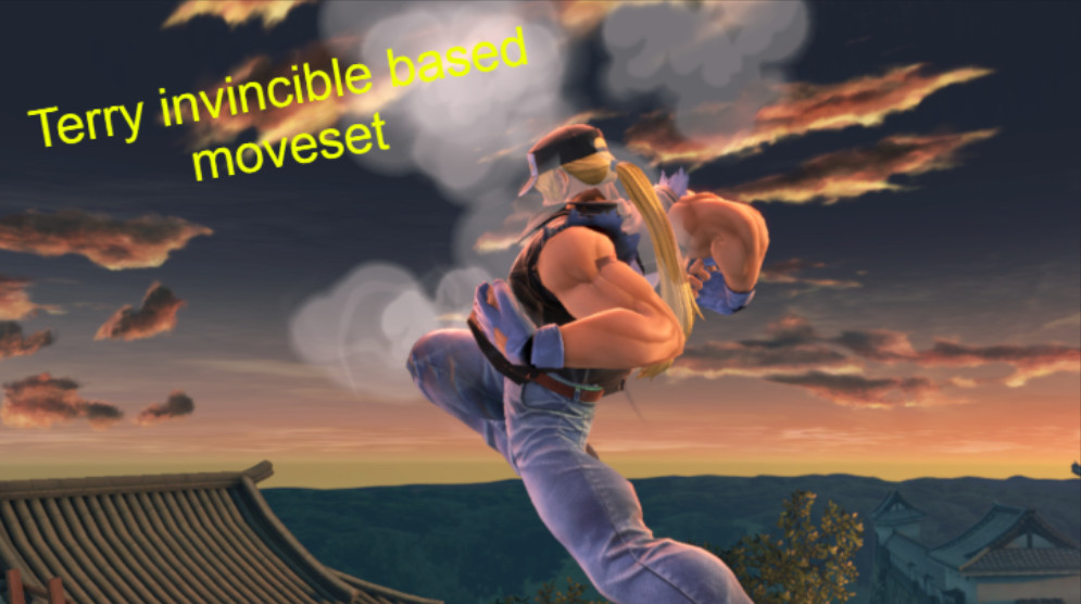 Terry invincible based moveset(Single Slot) Mod for Super Smash Bros ...