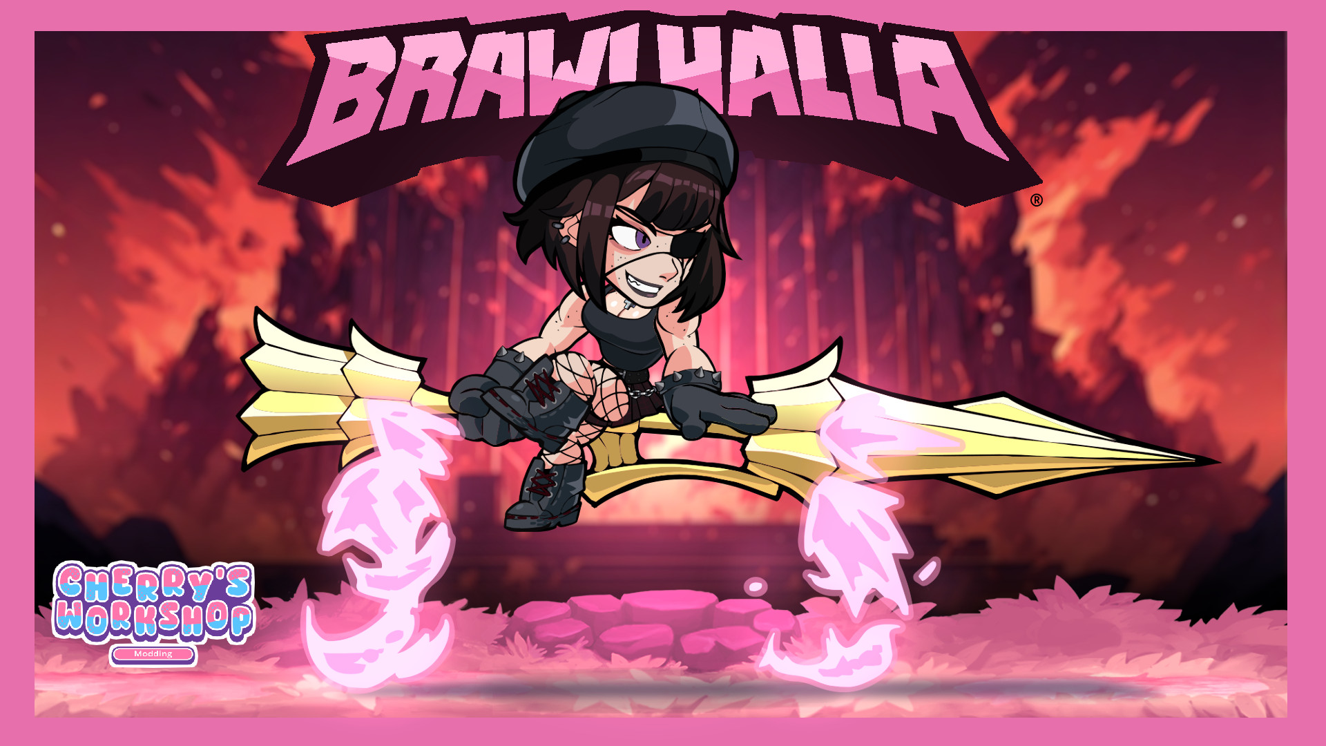 Cherry - Goth Edition (OC) Mod for Brawlhalla | BHalla Mods