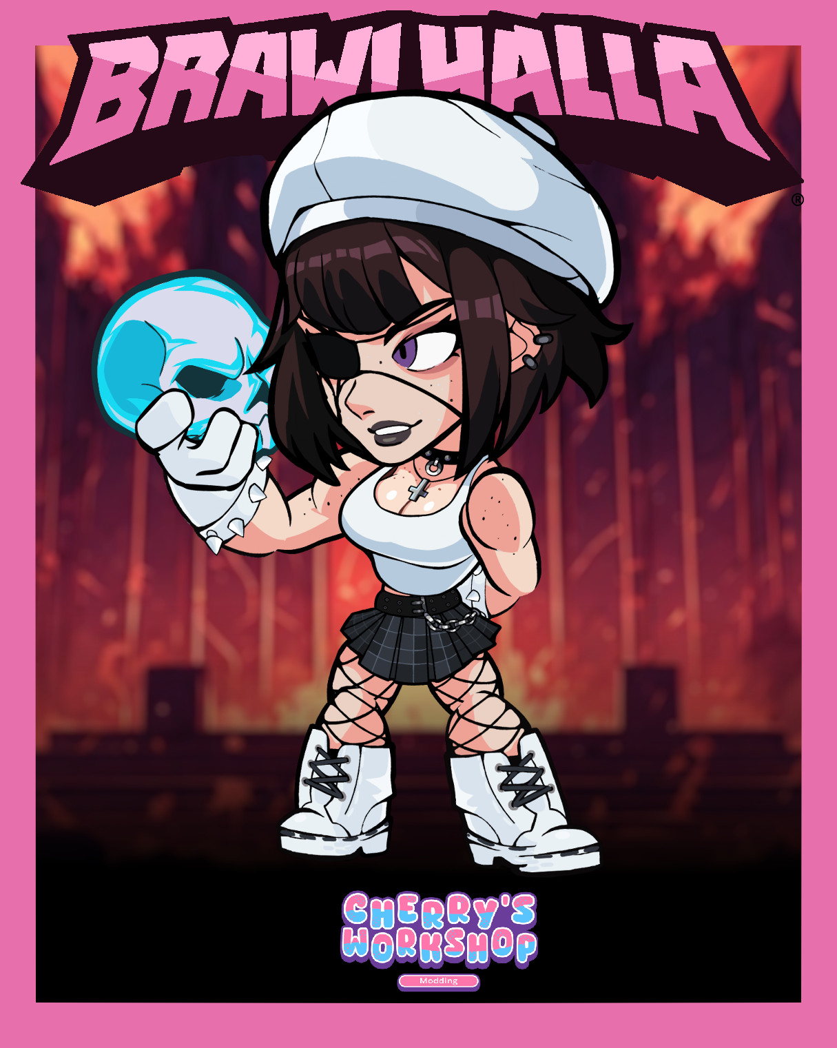 Cherry - Goth Edition (OC) Mod for Brawlhalla | BHalla Mods