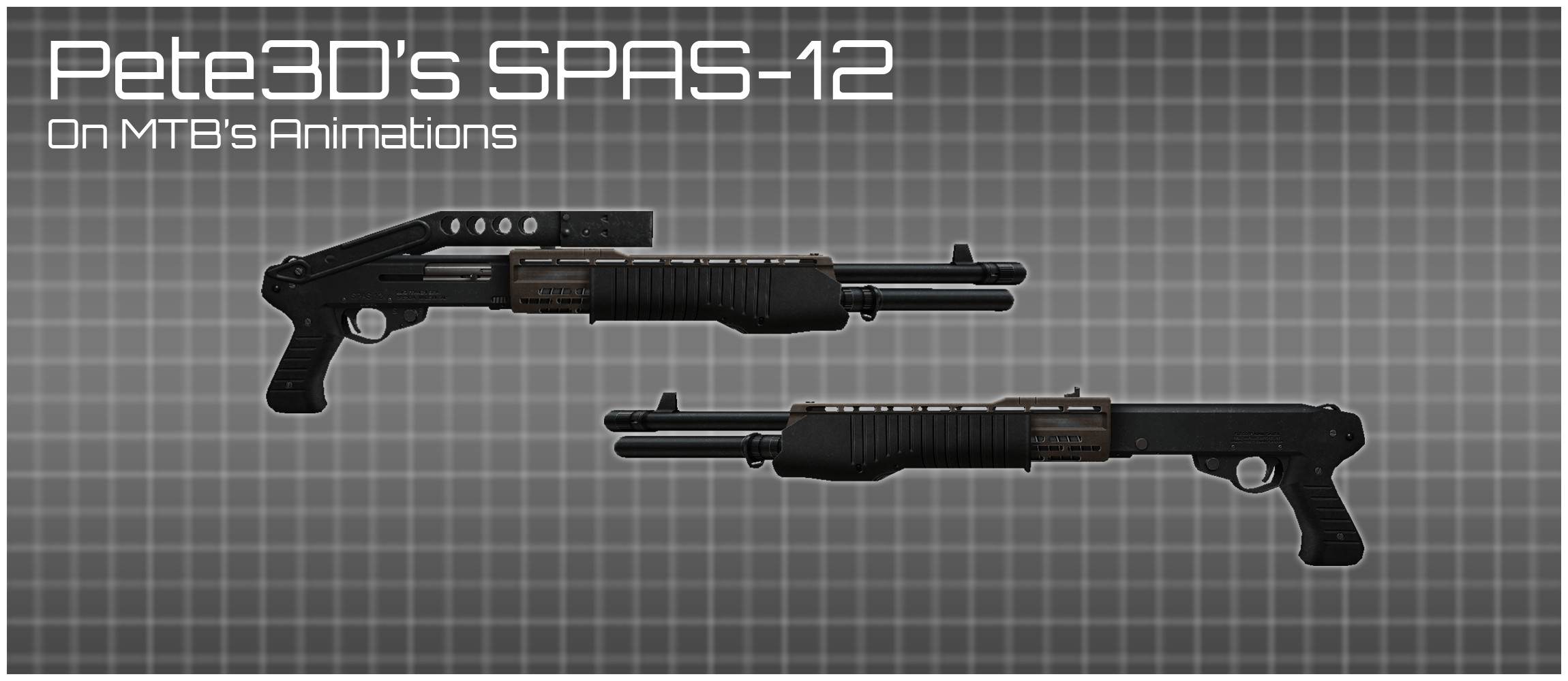 Pete3D's SPAS-12 on MTB's Animations Mod for Half-Life | HL Mods