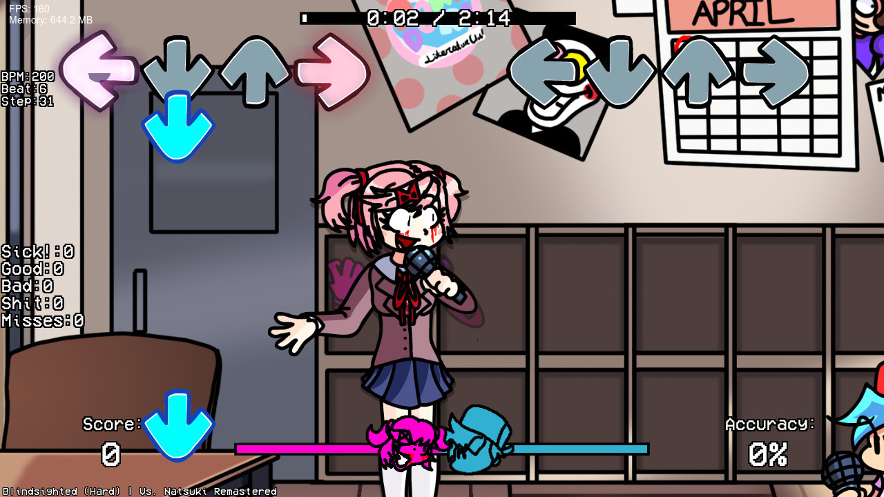[SENSITIVE CONTENT] Vs. Natsuki Remastered [2023] Mod for Friday Night ...