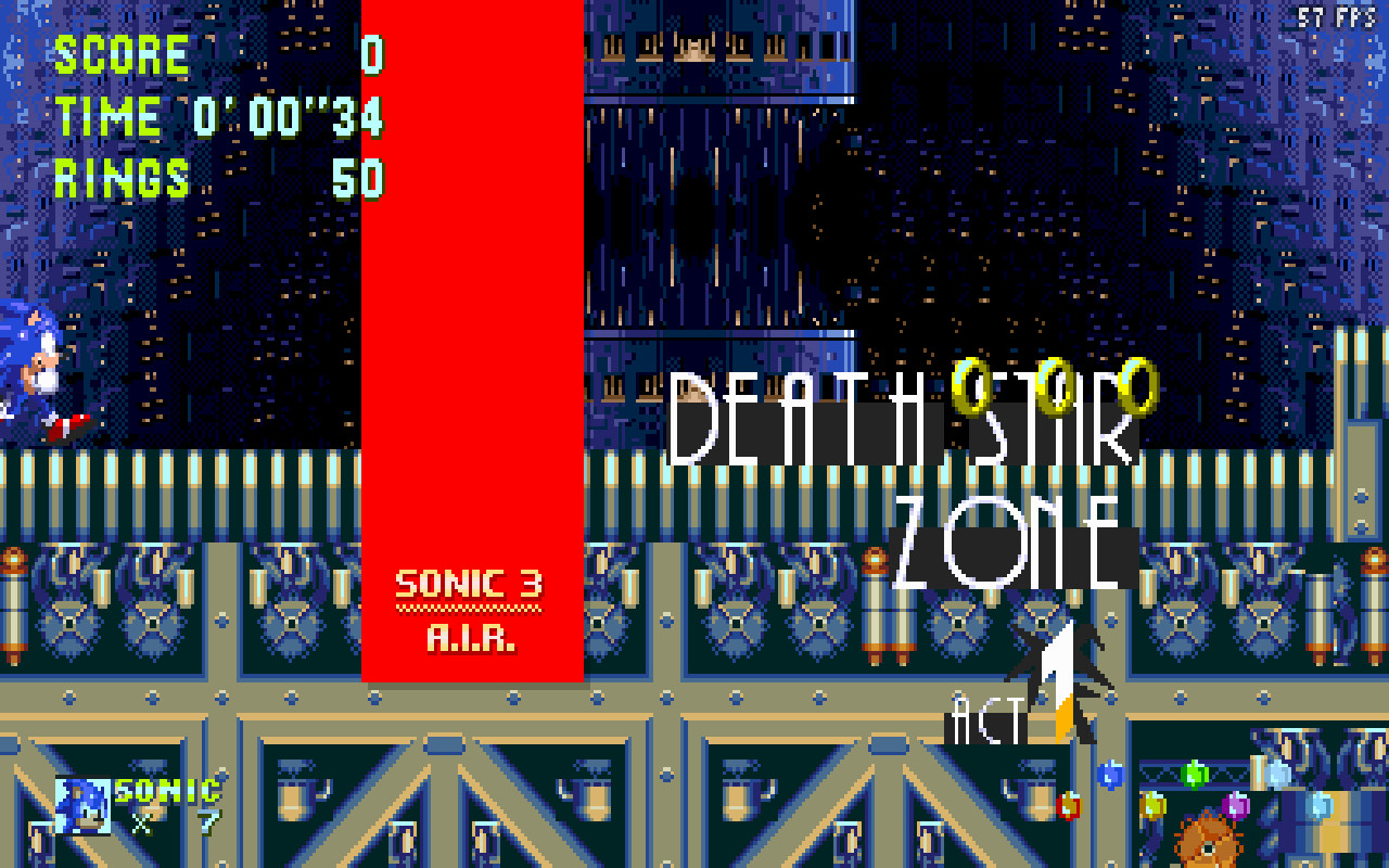 Death Star title card Mod for Sonic 3 A.I.R. | S3AIR Mods