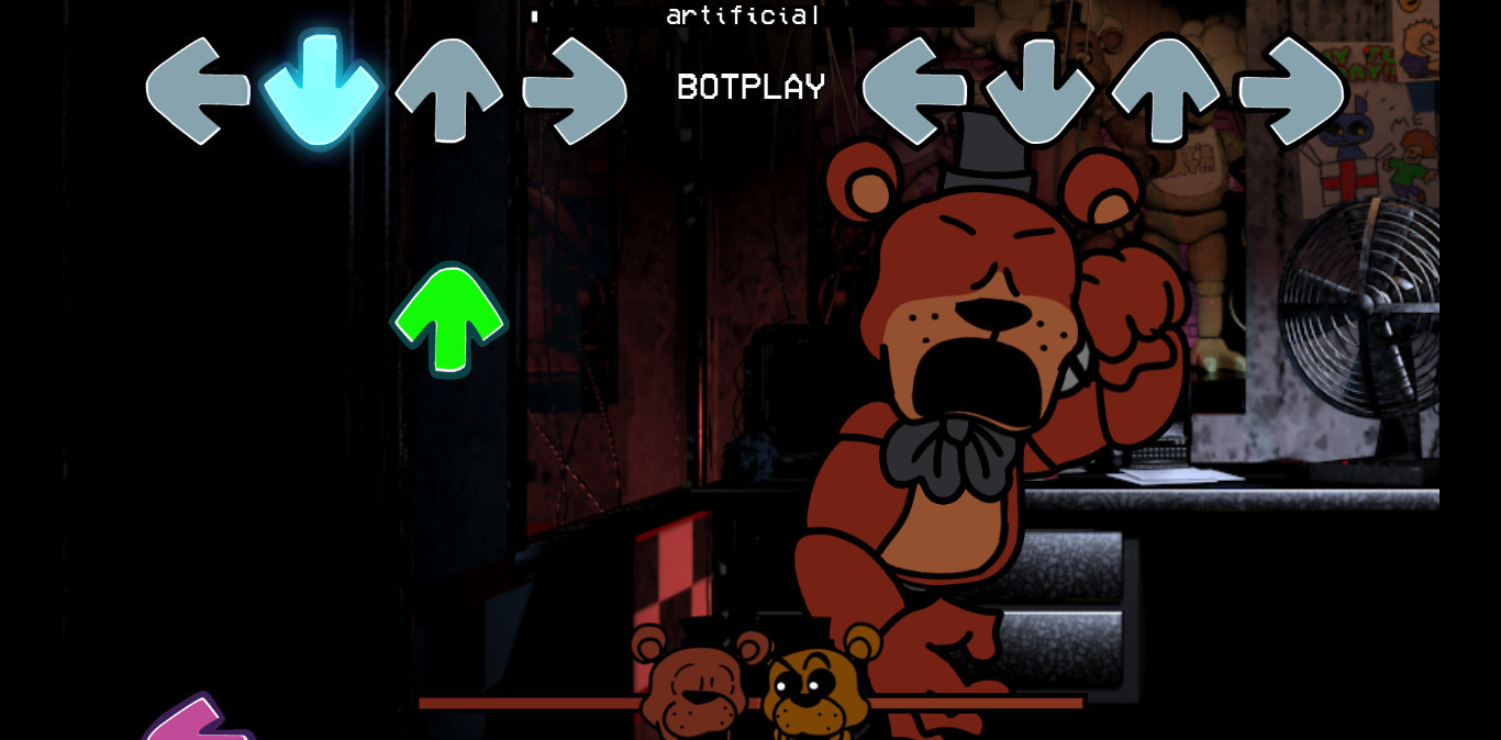 Artificial FANMADE V2 (Anemaniac FNAF Mix) Mod for Friday Night Funkin ...